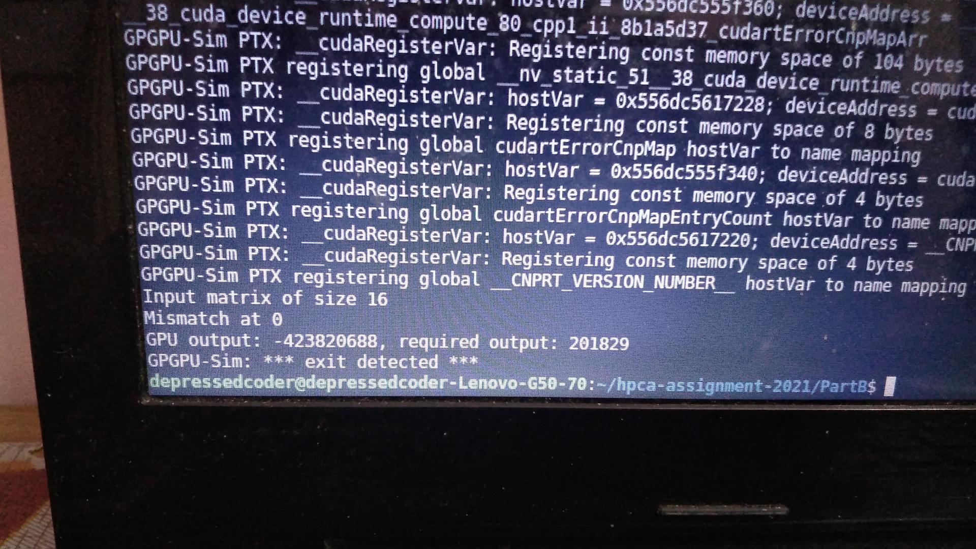 Segmentation fault on running CUDA programs · Issue #239 · gpgpu-sim/gpgpu-sim_distribution · GitHub