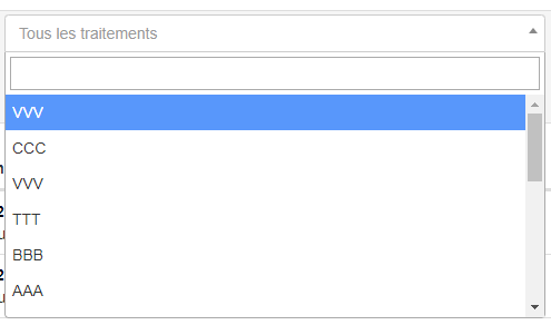 La liste des traitements dans le filtre n'est pas triée [redmine:29520 ...
