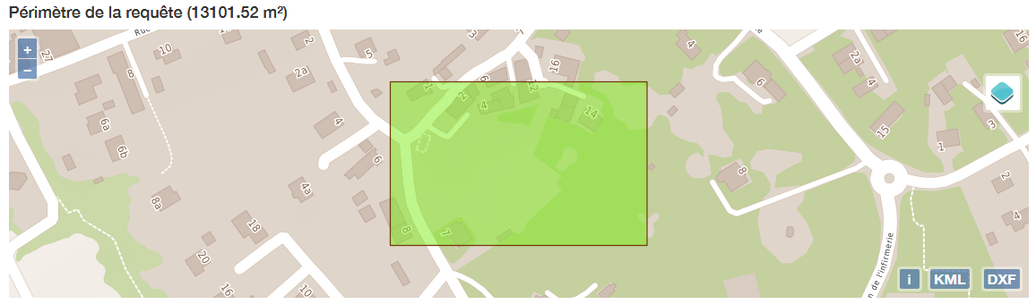 Télécharger le périmètre en DXF ou KML [redmine:22291] · Issue #172 ...
