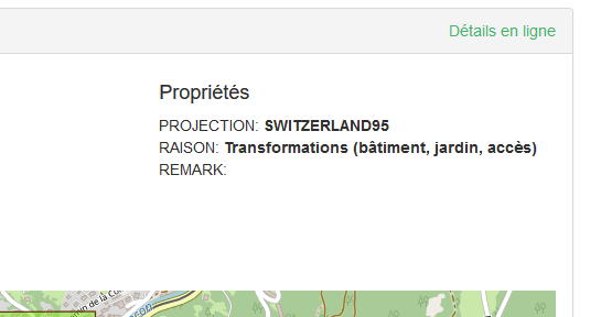Afficher la raison de la demande complète dans le détail de la demande ...