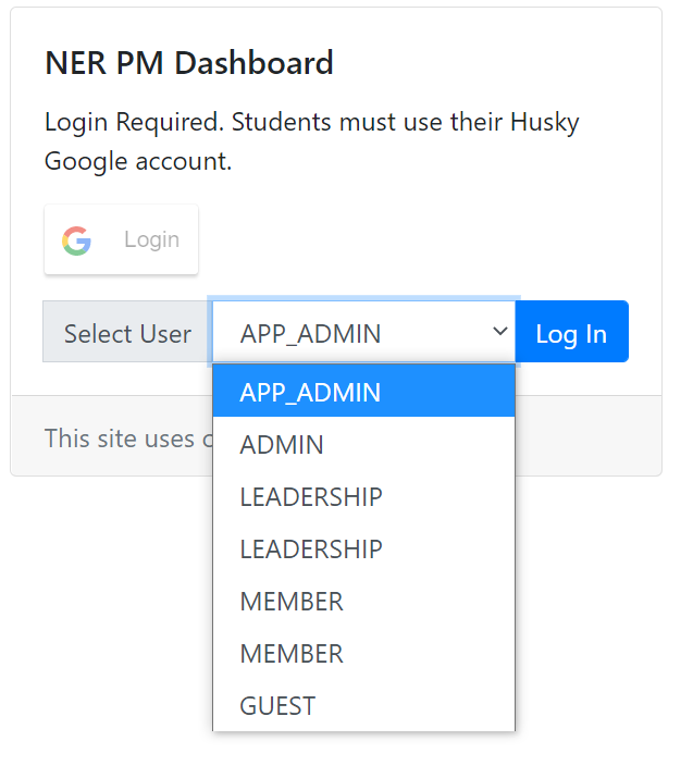 Auth Remove The Duplicate User Roles In The Development Login · Issue 7539
