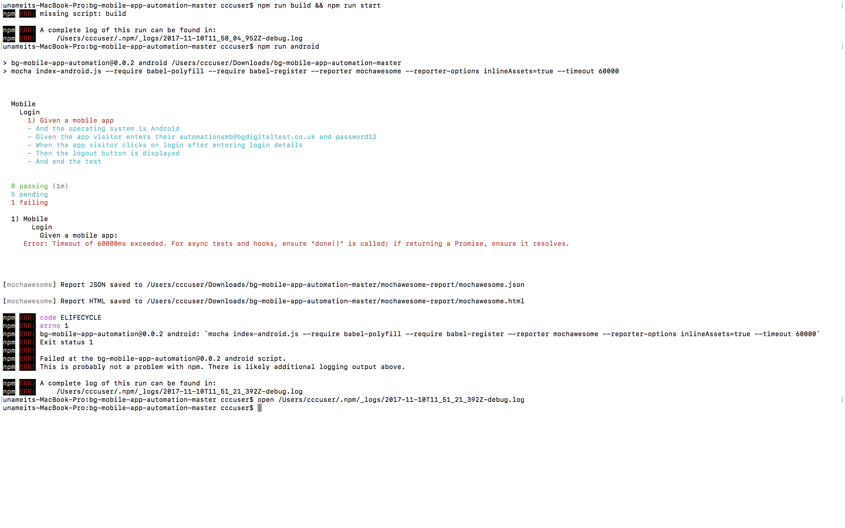Npm Elifecycle Error · Issue 174 · Electronelectron Quick Start · Github