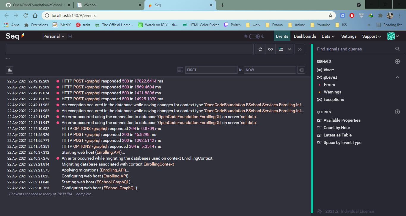 Enrollment Create Is not Working · Issue #385 · OpenCodeFoundation/eSchool · GitHub