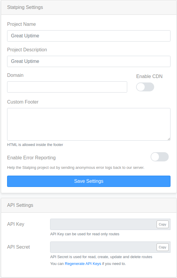 Cannot setup statping via config.yml · Issue #542 · statping/statping · GitHub