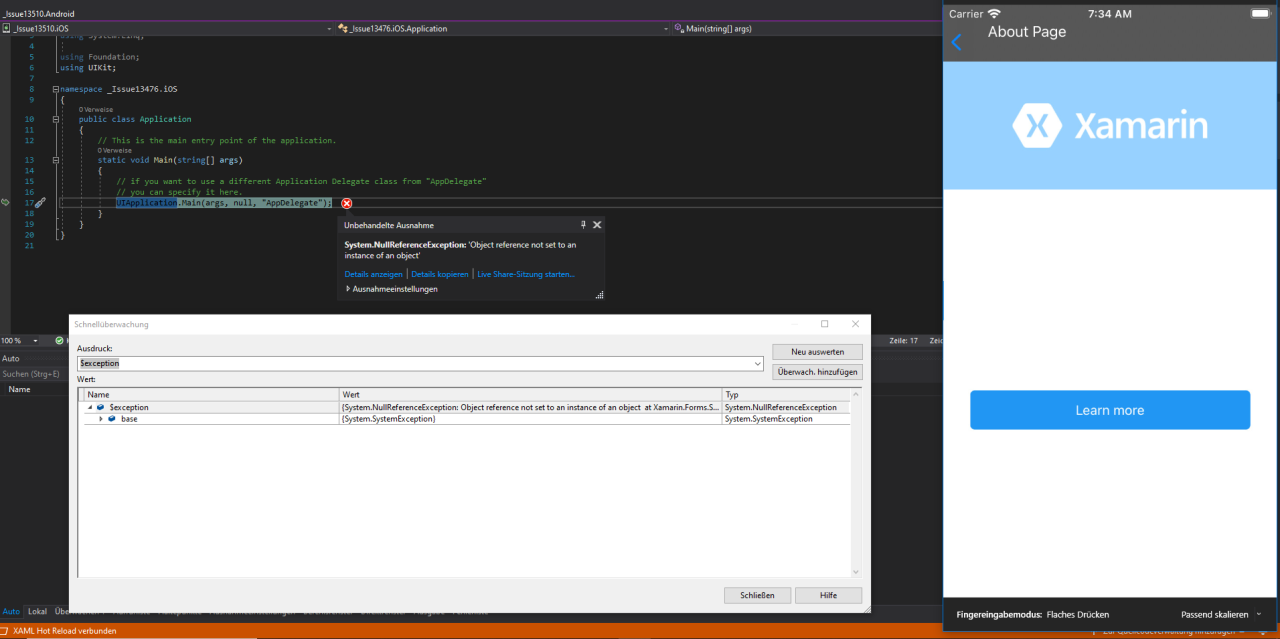 [Bug] NRE when Shell.Current.GoAsync(..) in CodeBehind · Issue #13510 · xamarin/Xamarin.Forms ...