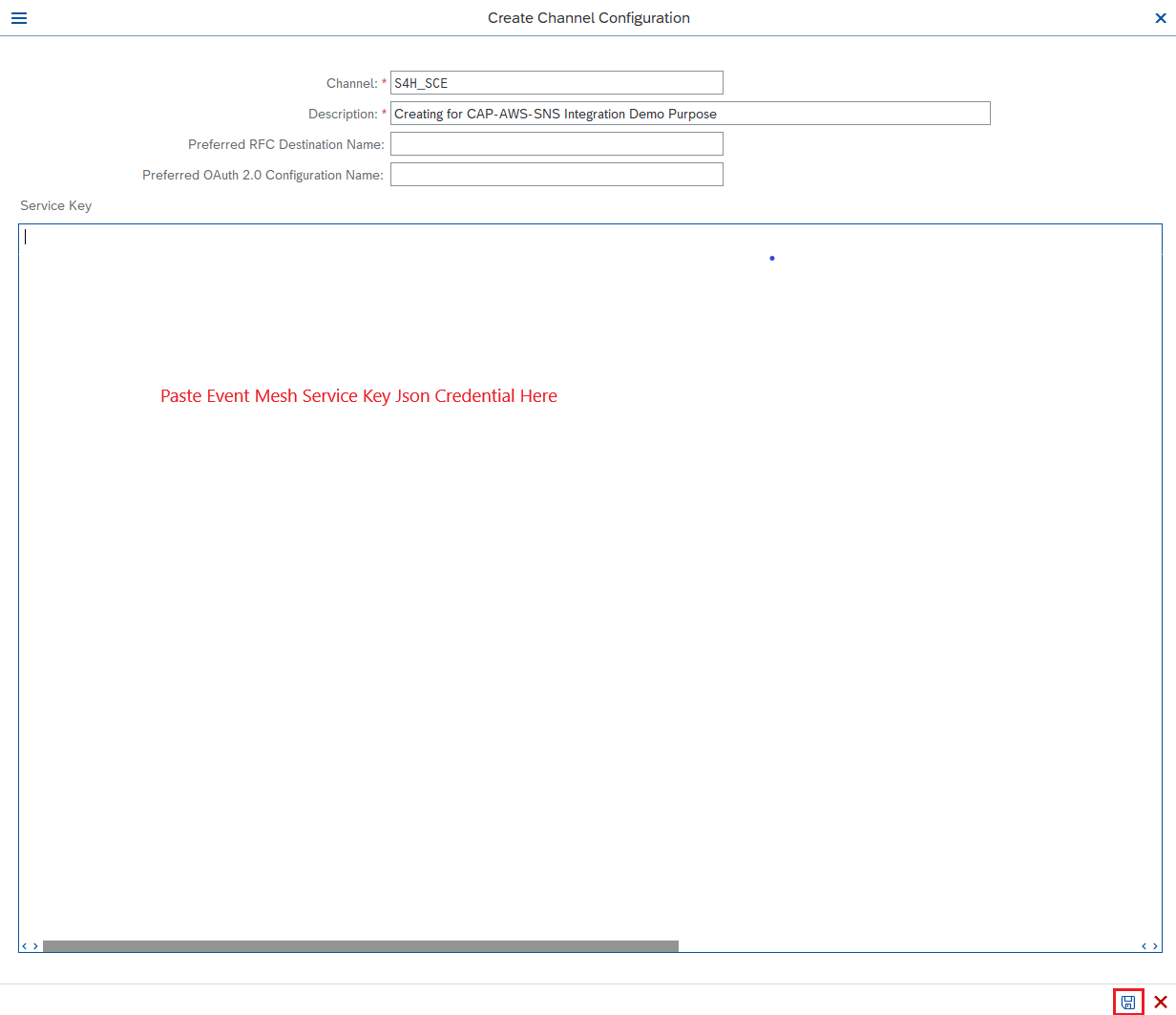cloud-cap-amazon-sns-integration/tutorials/Step 2 - Setup S4HANA Enterprise Messaging & SAP BTP ...