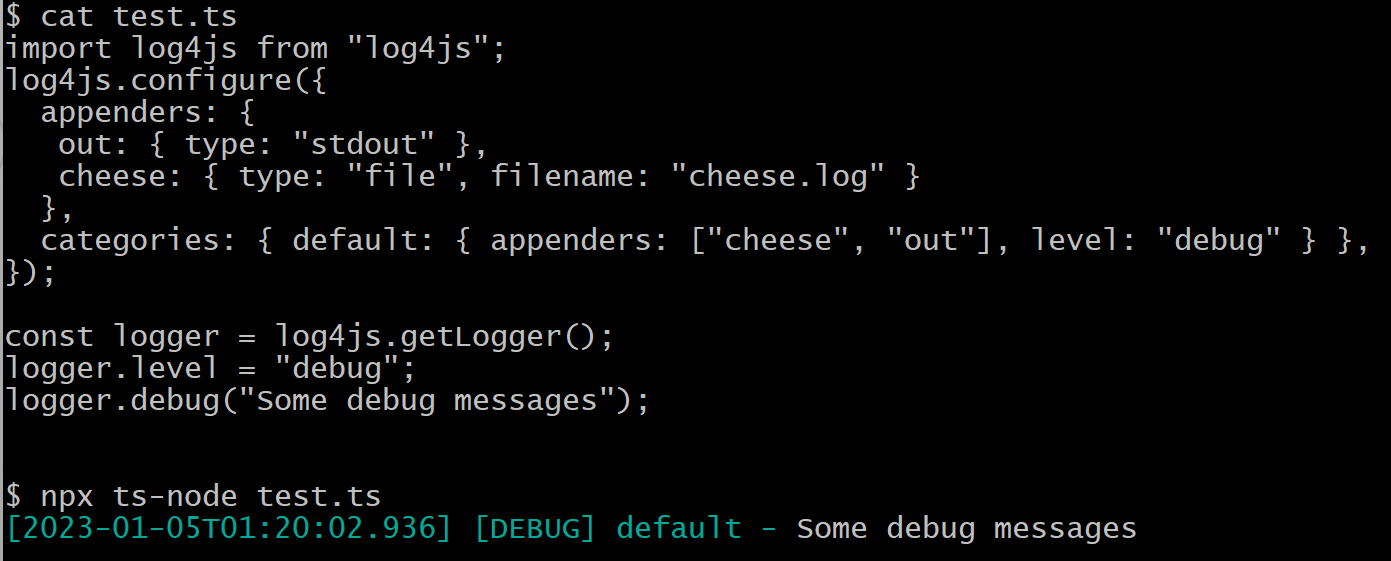 Module Log4js Has No Default Export · Issue 1356 · Log4js Nodelog4js Node · Github 