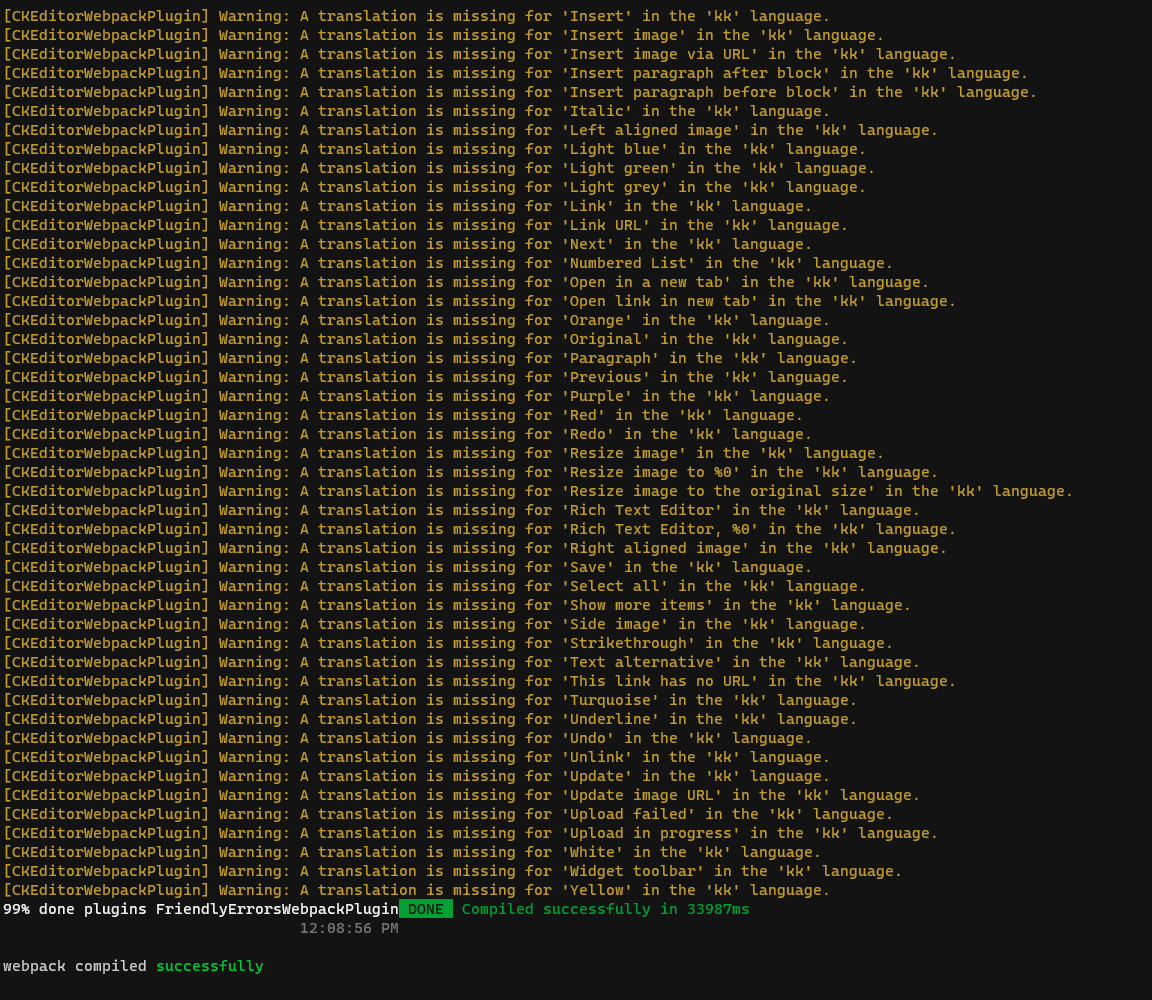 CKEditorWebpackPlugin with Webpack5 · Issue #9022 · ckeditor/ckeditor5 · GitHub