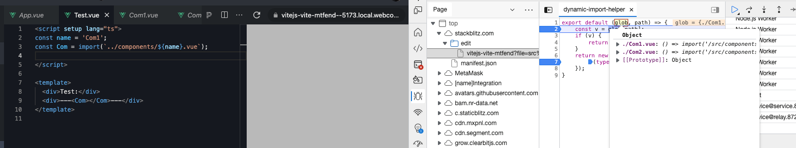 [v3] dynamic import tsx file is wrong · Issue #9179 · vitejs/vite · GitHub