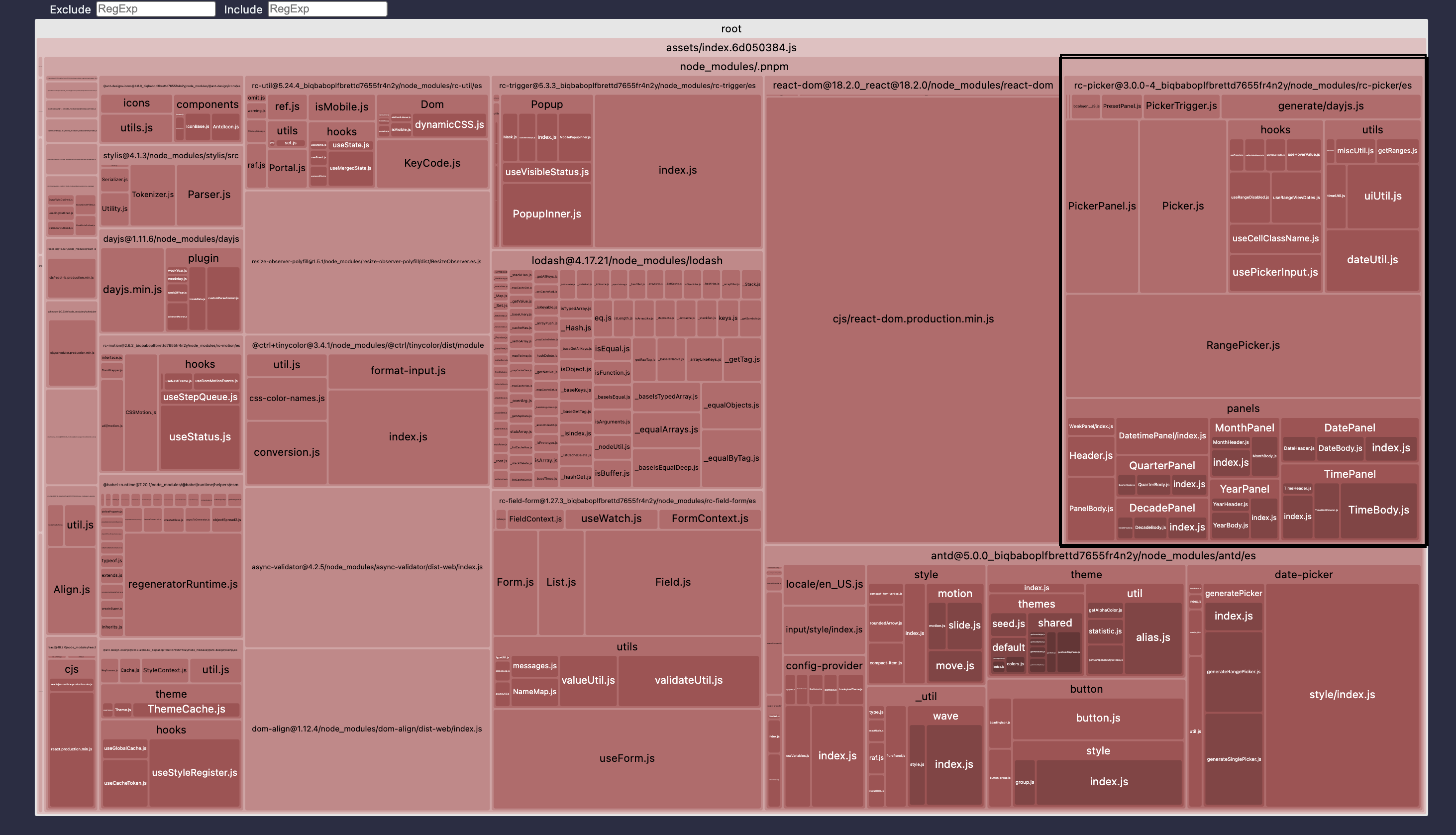 bundle size increased a lot with v5 · Issue #38720 · ant-design/ant-design · GitHub