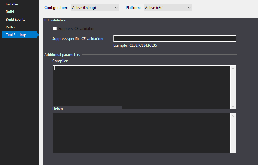 Project properties in Visual Studio Extension does not handle VS dark theme well · Issue #6035 ...