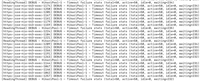 Unable To Acquire Jdbc Connection · Issue 1813 · Brettwooldridgehikaricp · Github