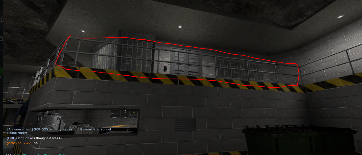 D-Block - Players cannot hear you beyond the fence of watchtower ...