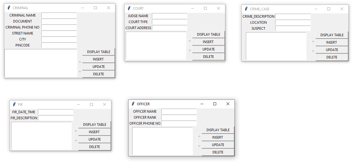 GitHub - miral25/DBMS-CRIMINAL-MANAGEMENT-SYSTEM