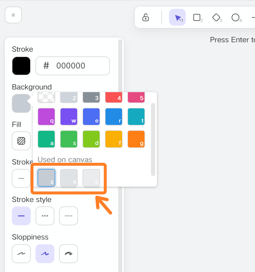 Hope I can customize the sorting of the colors · excalidraw excalidraw ...