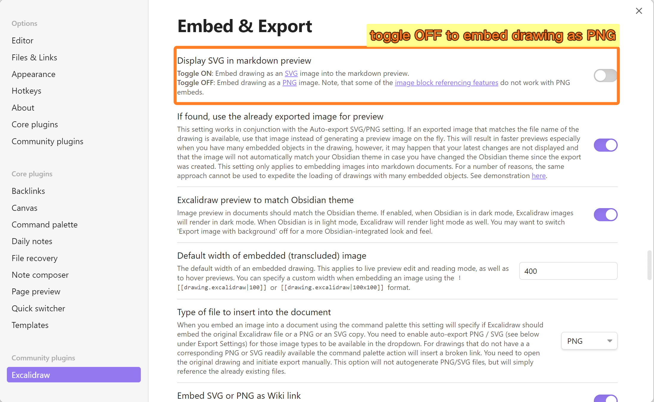 FR: Display excalidraw files directly as png previews · Issue #992 ...