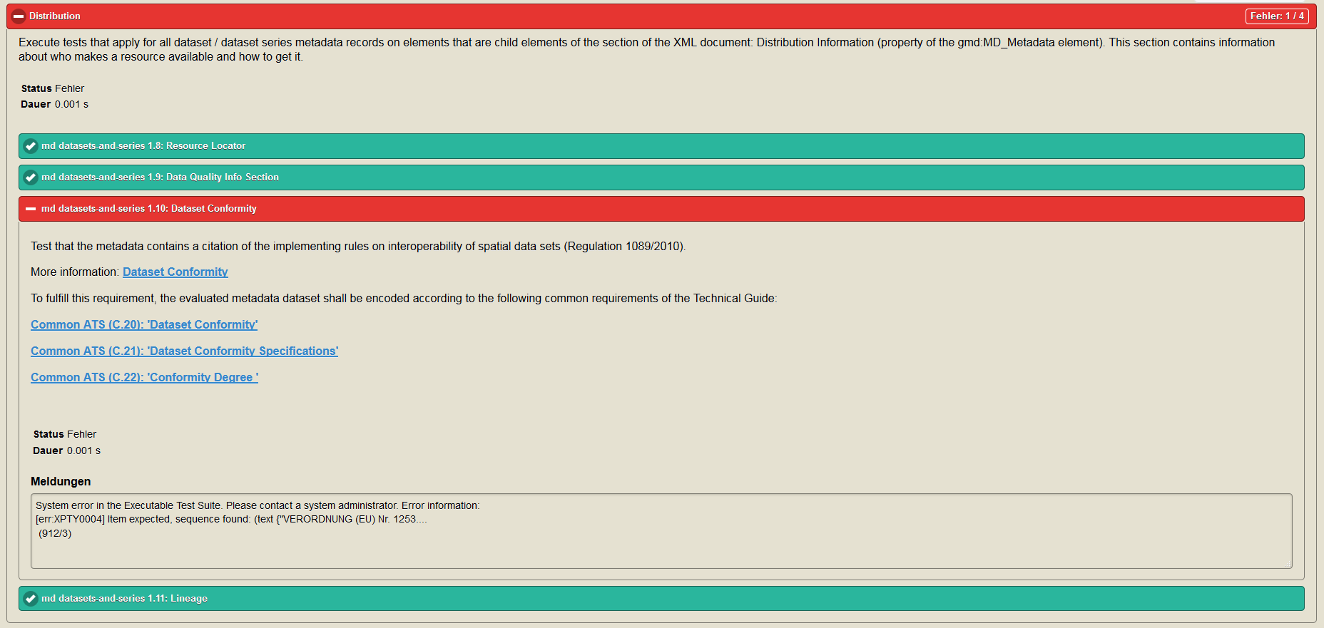 Validation error on Dataset Conformity · Issue #63 · INSPIRE-MIF/helpdesk-validator · GitHub