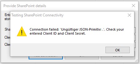 SharePoint Online Connection failes · Issue #99 · KoenZomers ...