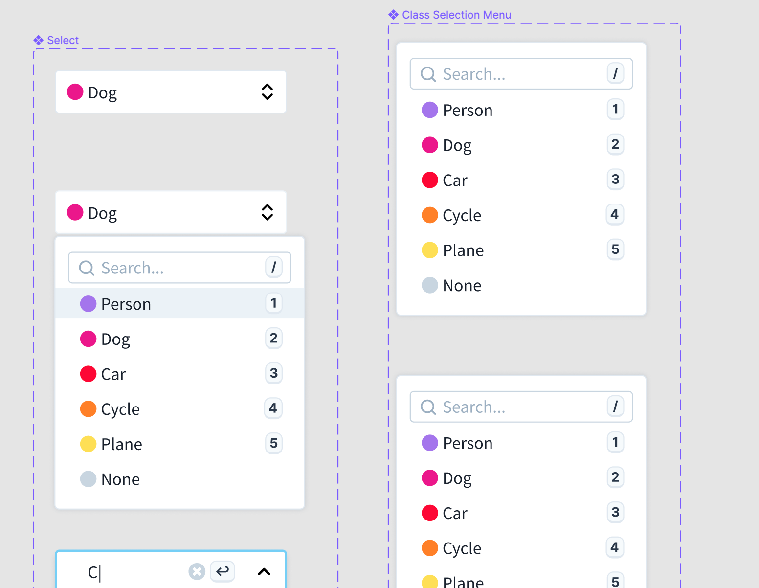 Create class selection menu · Issue #57 · labelflow/labelflow · GitHub