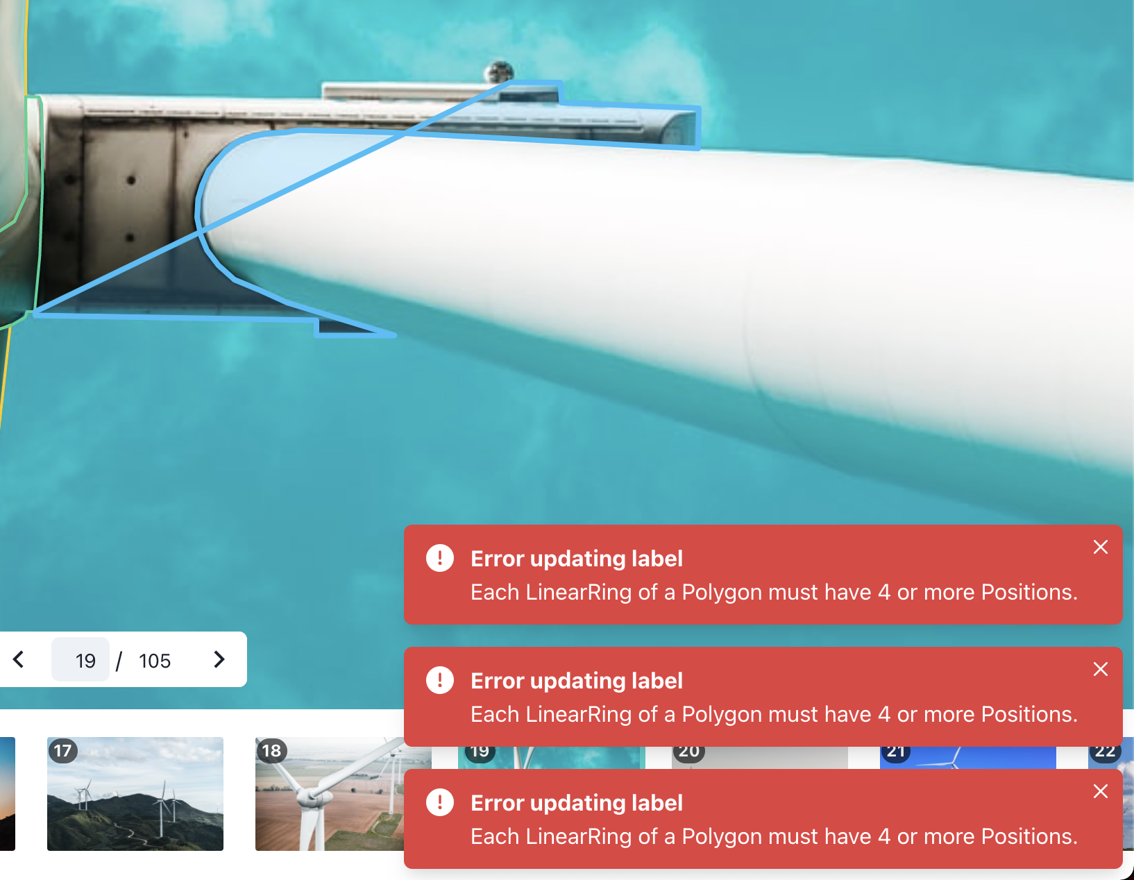 Cant modify invalid geometry · Issue #360 · labelflow/labelflow · GitHub