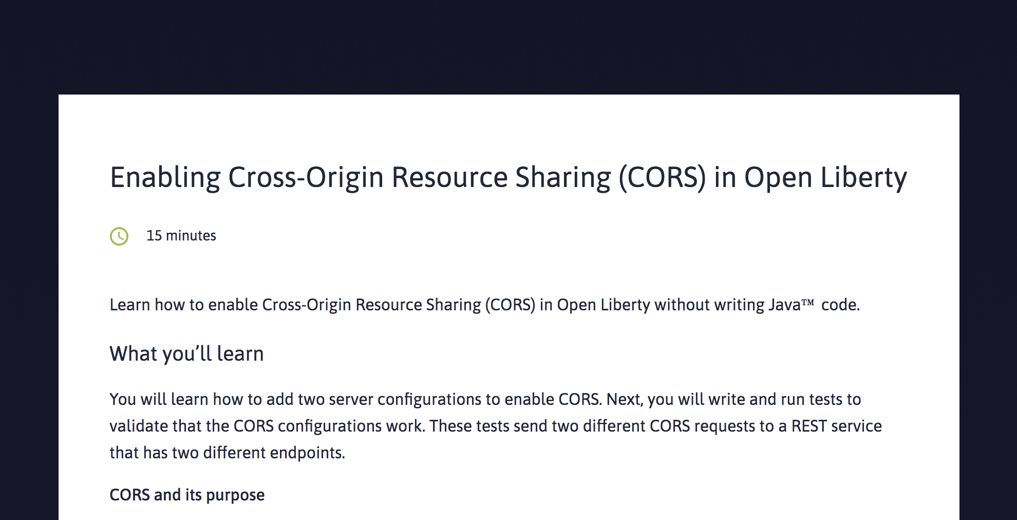 Spell out what CORS means in either the title or the first sentence (or both) · Issue #3 ...