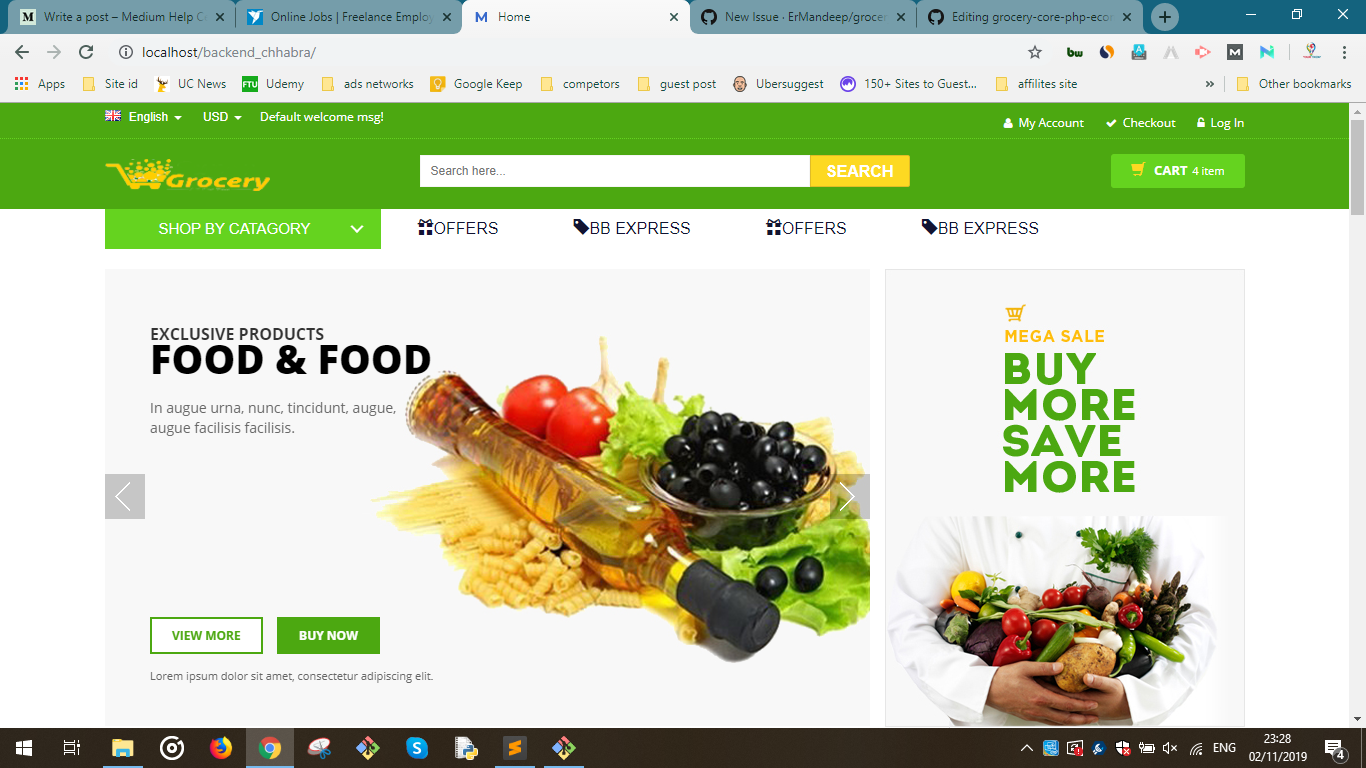 GitHub - ErMandeep/grocery-core-php-ecommerce: grocery eCommerce ...