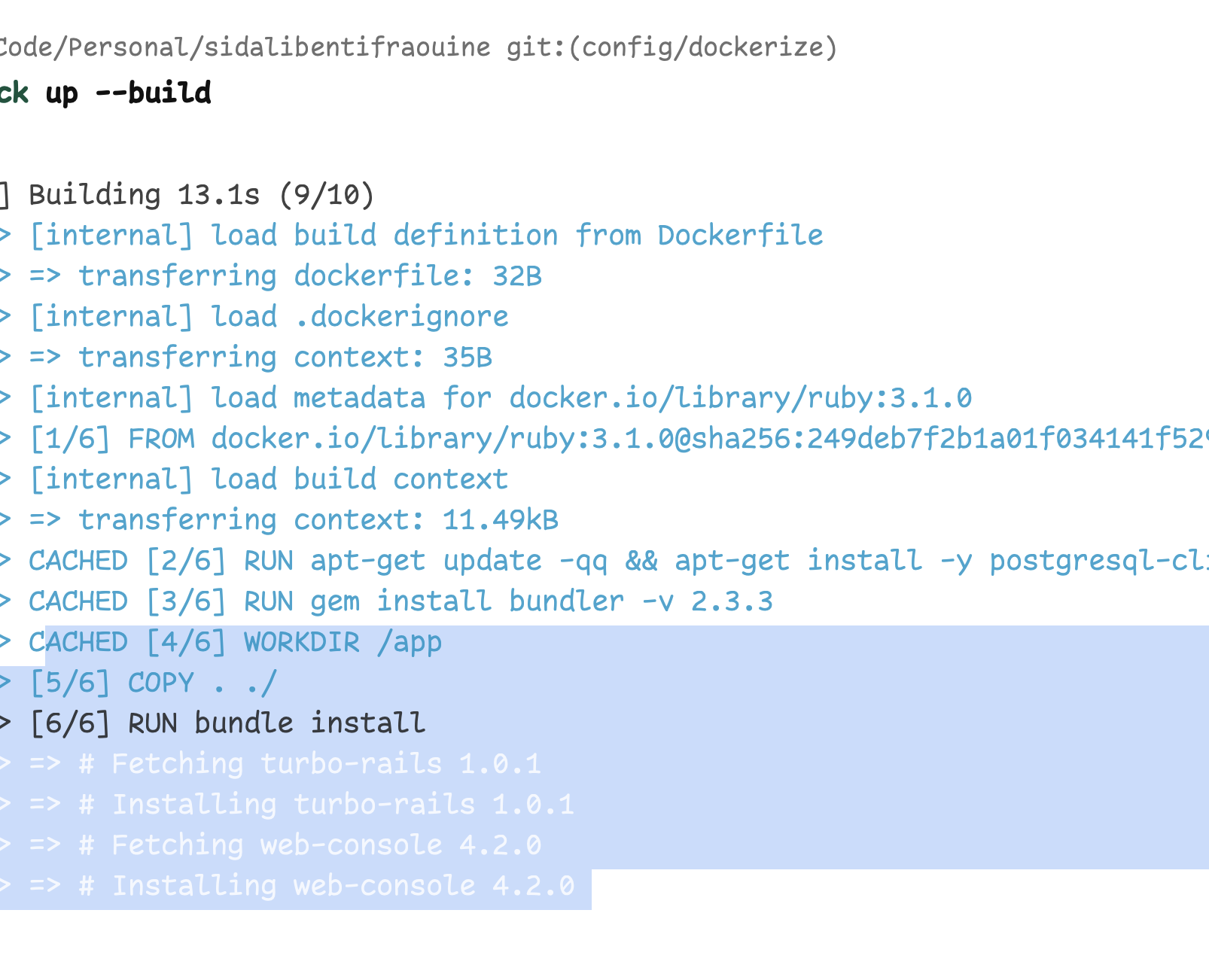 Docker output had white text on white background · Issue #1313 · warpdotdev/Warp · GitHub