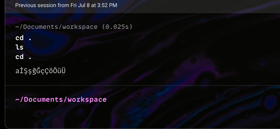 Multiline input is final output at the end and each line is seen in a ...