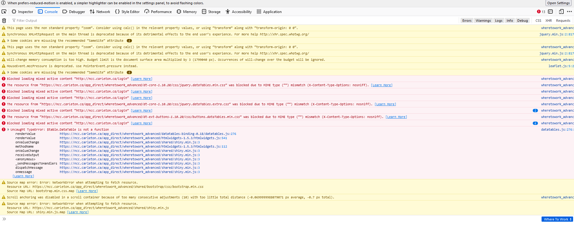 solution table view not displaying · Issue #316 · NCC-CNC/wheretowork · GitHub