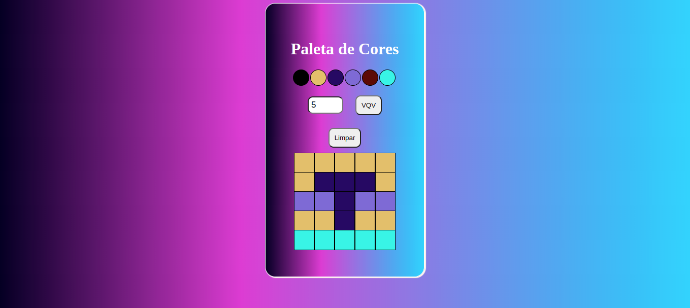 GitHub - DanielSCustodio/Pixel_Art: Projeto desenvolvido na Trybe. O ...