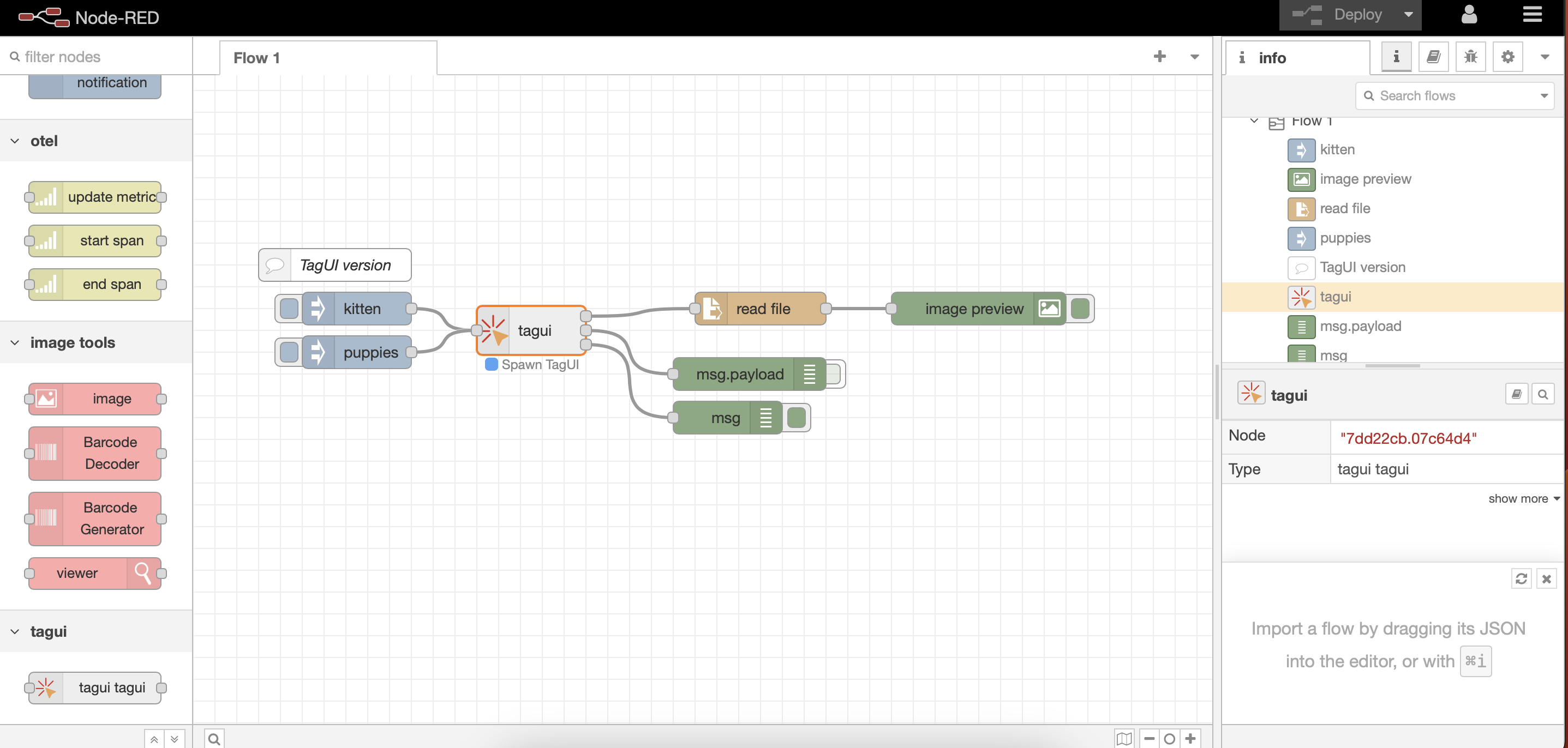 Using Tagui In Nodered · Issue 3 · Open Rpaexamples Files · Github