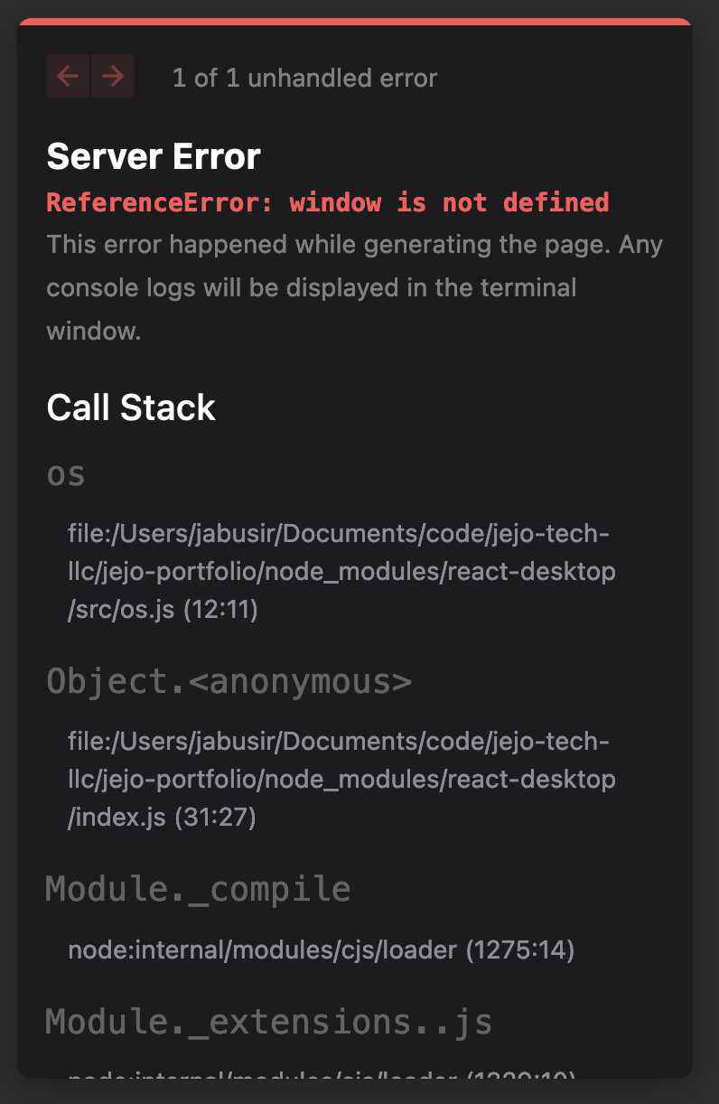 Debug: fix window is undefined bug on next.js framework by jabusir · Pull Request #168 ...