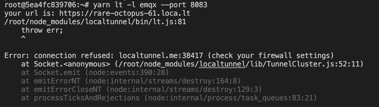 connection refused on WebSocket ports and AWS host · Issue #468 ...