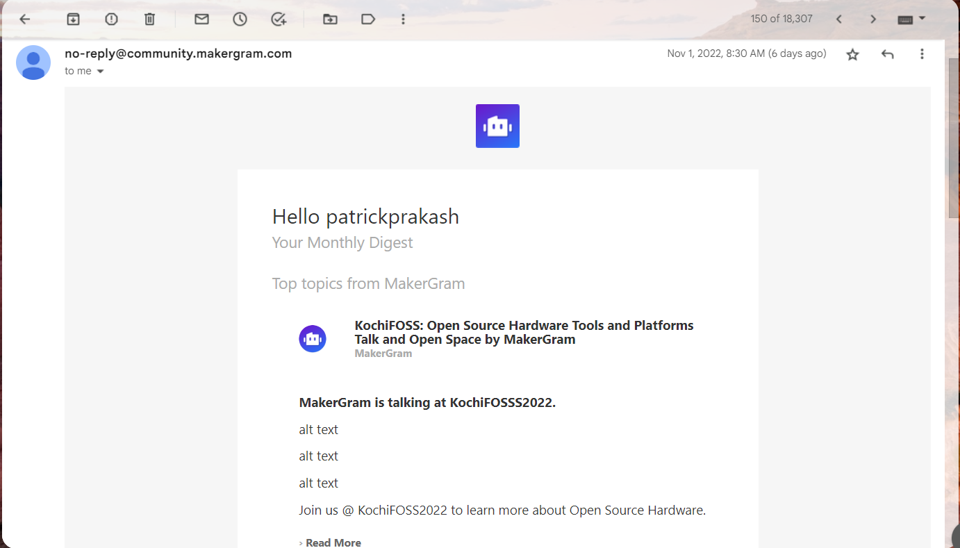 Broken Markdown contents found in newsletter · Issue #2 · MakerGram/makergram.com-support · GitHub