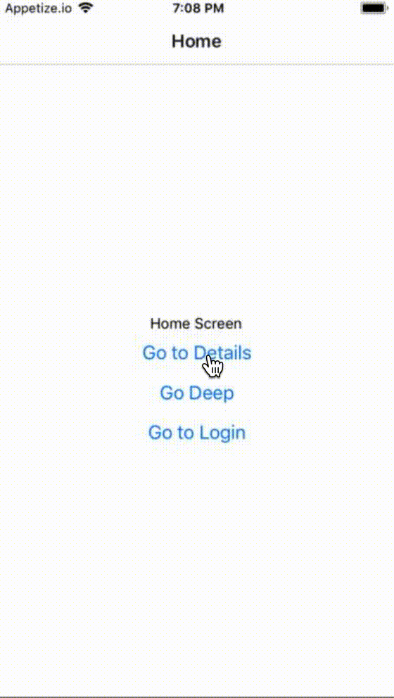 Nested 3 Level Stack Navigator Not Showing Back Button In Header · Issue 5617 · React