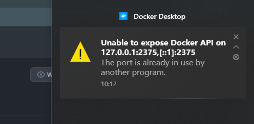 unable to expose docker api on 127.0.0.1:2375 · Issue #11821 · docker ...