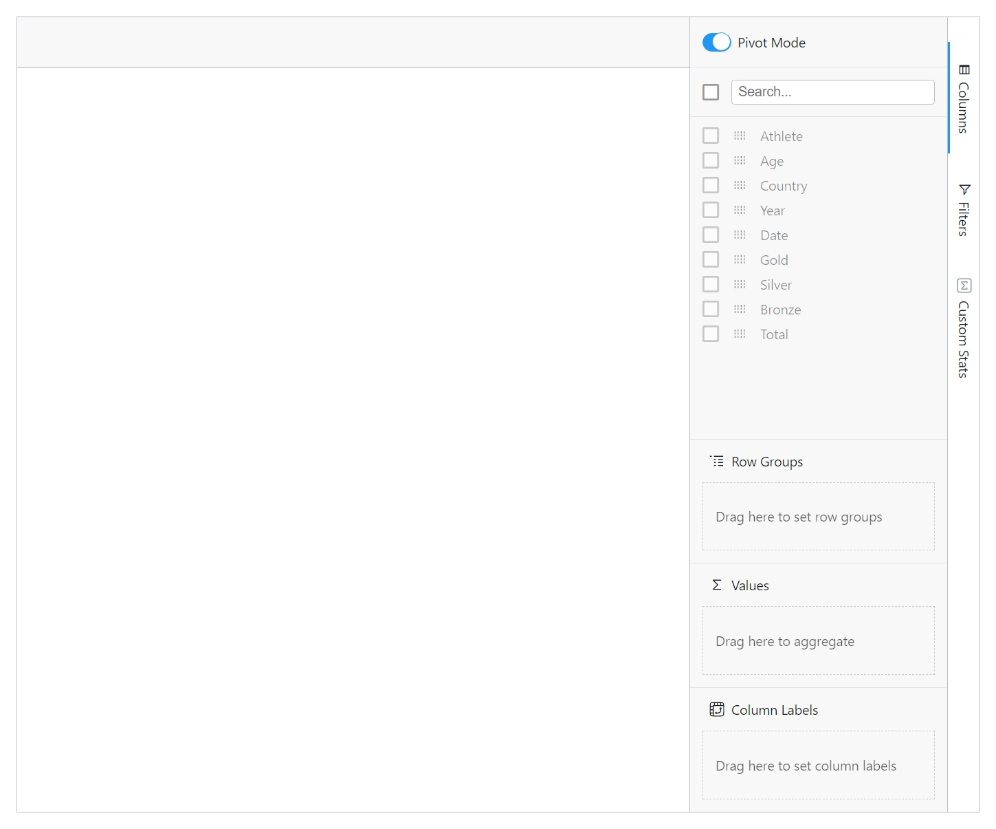 "Columns" Tool Panel content is not available when browser is zoomed in ...