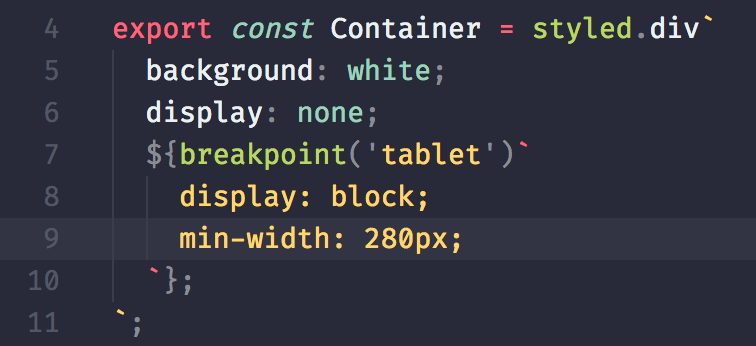styled-components-breakpoint highlighting · Issue #79 · styled ...