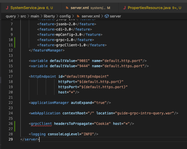 Config elements associated with newly-added feature (not yet installed) are not suggested when ...
