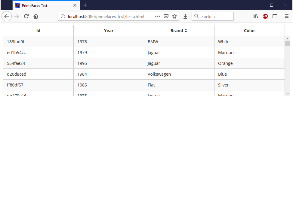 Datatable: scrollHeight 100% not working since PF 6.2 · Issue #3450 ...