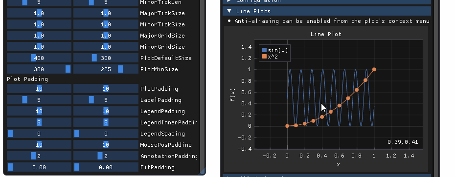 Padding for double-click fitting · Issue #151 · epezent/implot · GitHub