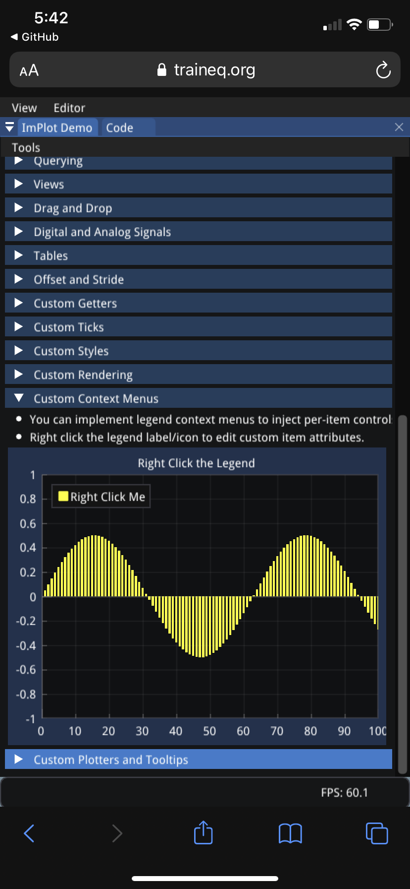 Question: Barchart draw from 0 · Issue #141 · epezent/implot · GitHub