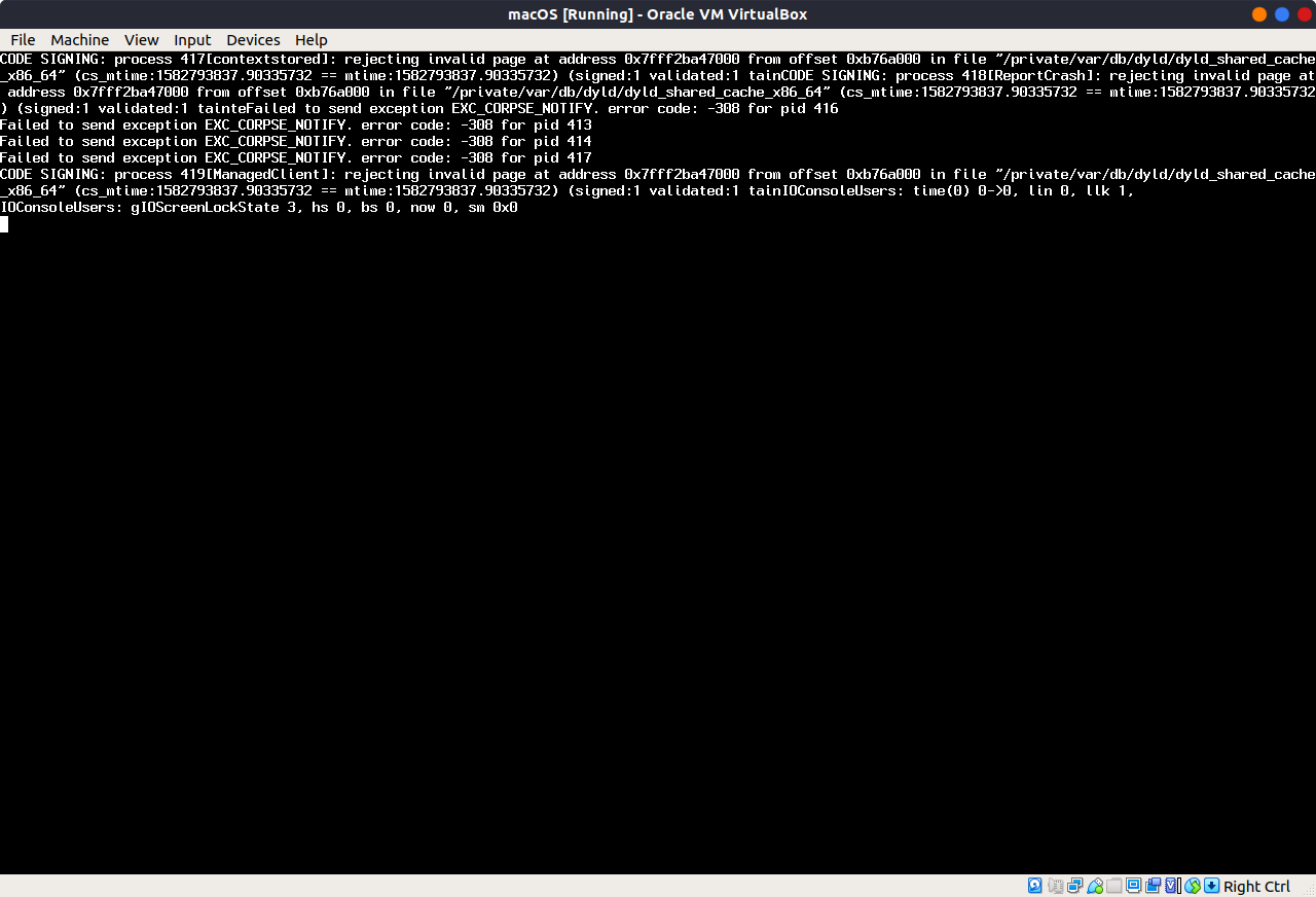boot fails after some changes · Issue #165 · myspaghetti/macos-virtualbox · GitHub