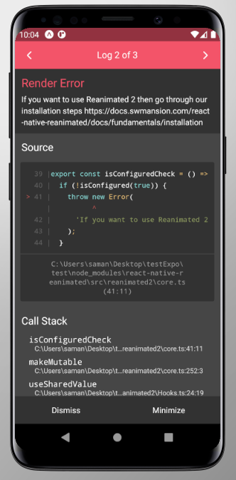 Debugging Still Not Working With Reanimated 2 Features In Use · Issue 14889 · Expoexpo · Github