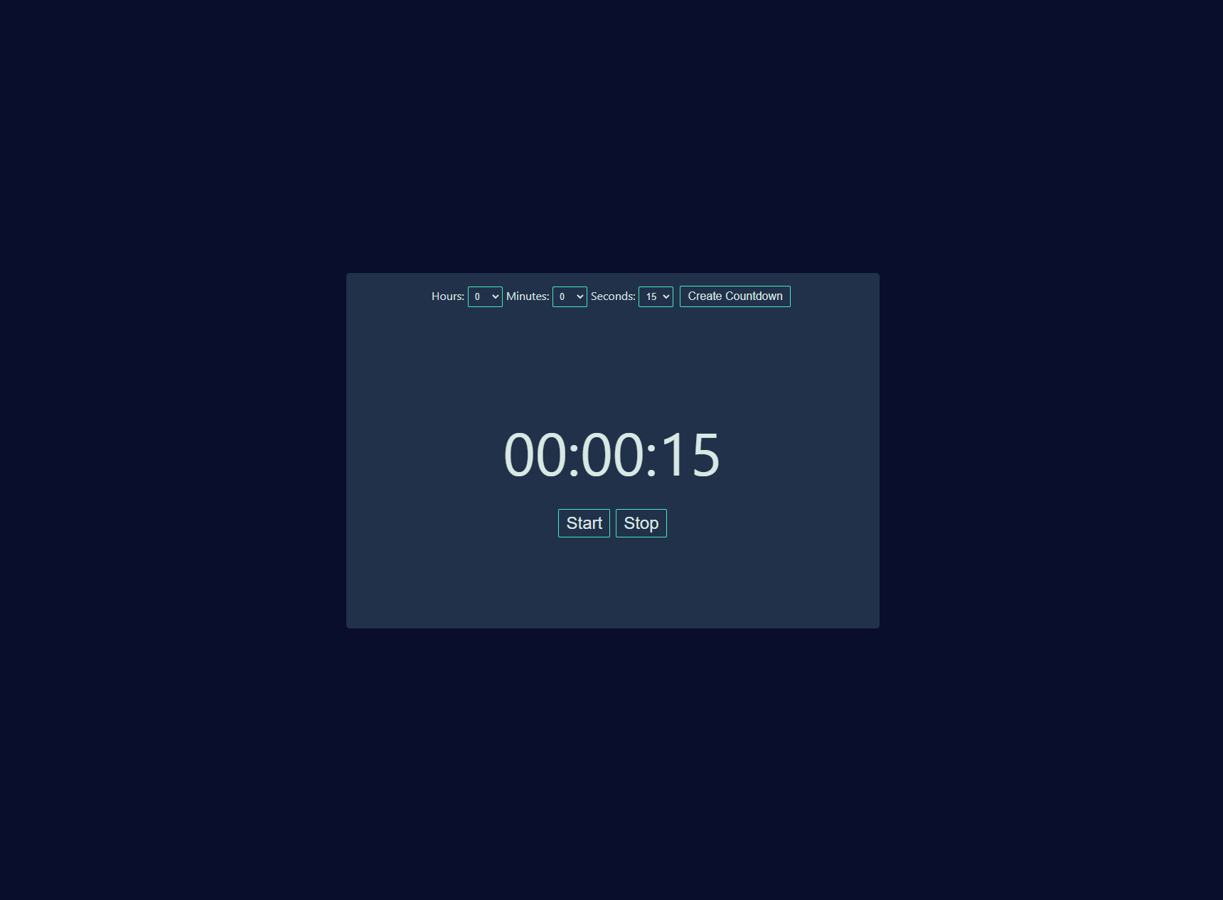 GitHub - nitrogenous/countdown-react: Basic Alarm App with React