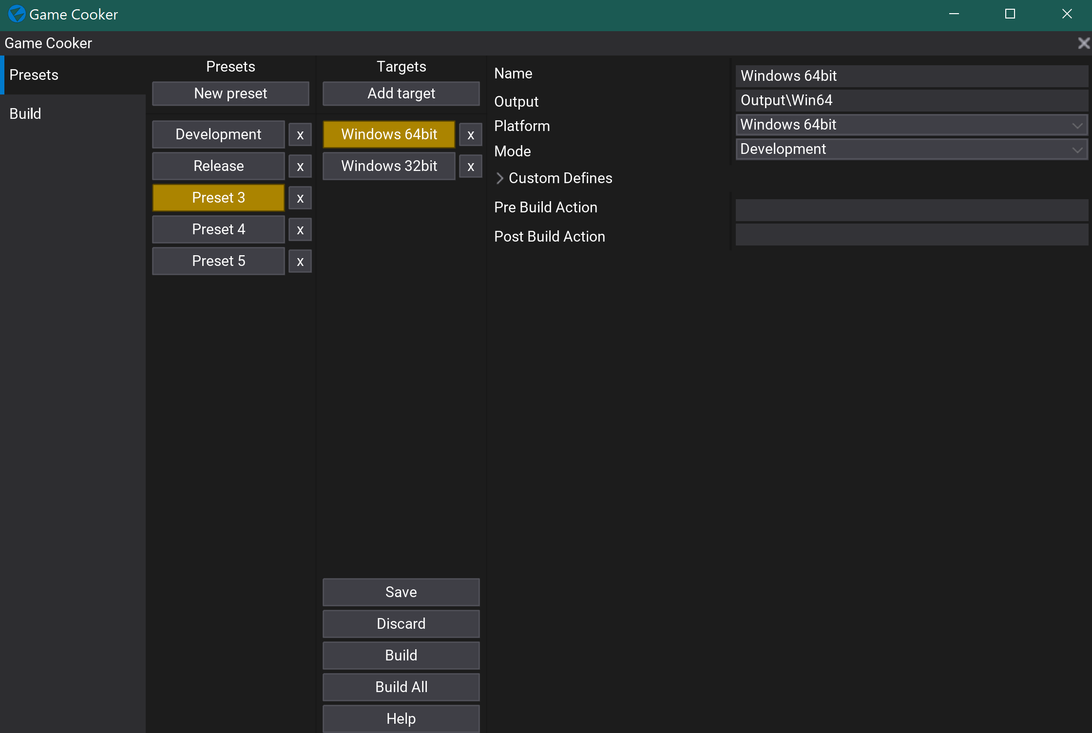 Can't rename preset name in Game Cooker · Issue #1006 · FlaxEngine/FlaxEngine · GitHub