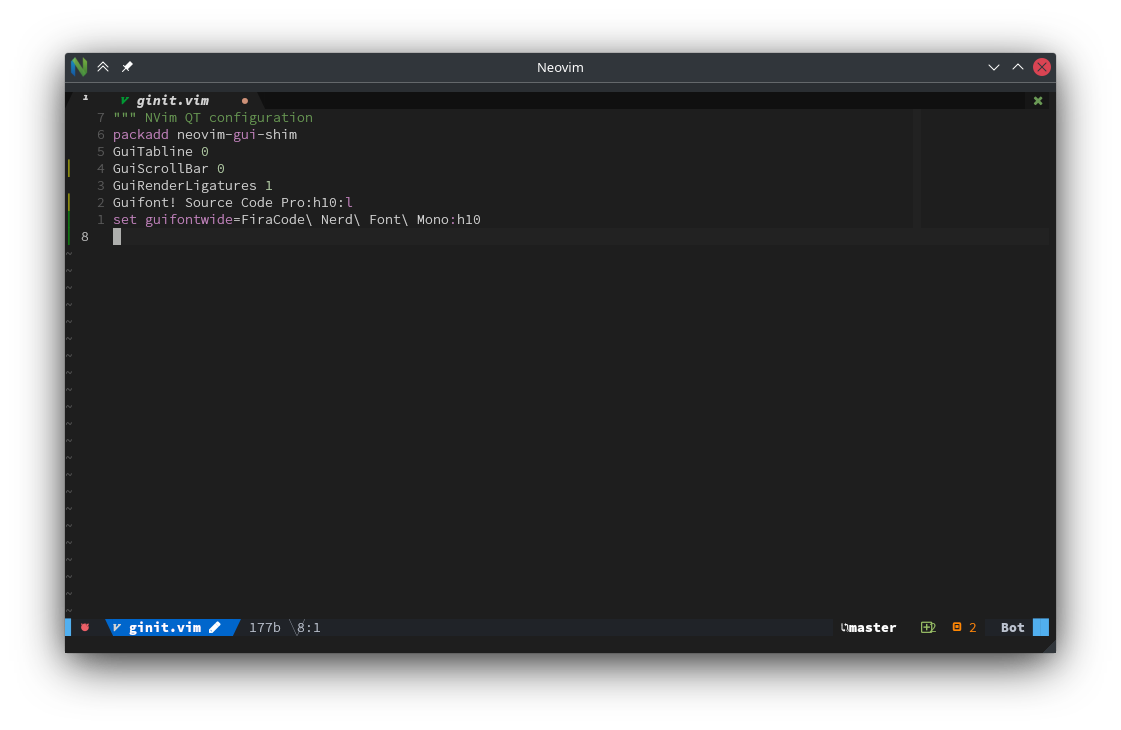 Allow separate font for icons · Issue #832 · equalsraf/neovim-qt · GitHub