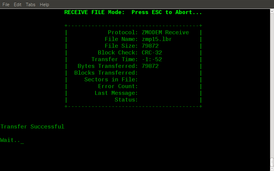 Zmodem transfers over Telnet using ZMP on RunCPM · Issue #96 · MockbaTheBorg/RunCPM · GitHub