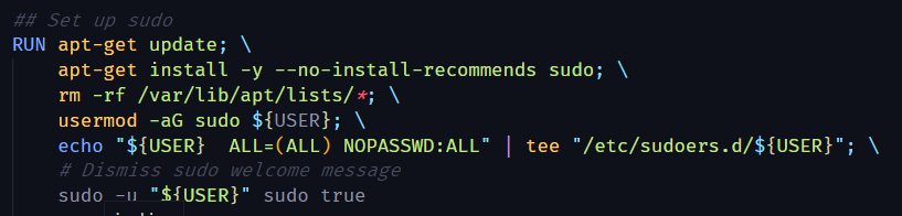 Dockerfile: comment in the middle of RUN statement prevents next line to be colorized · Issue ...