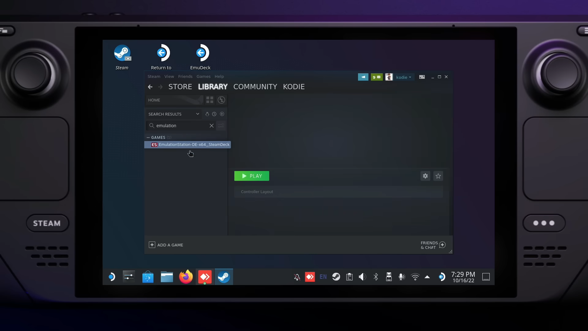 EmulationStation name in Gaming mode · Issue #457 · dragoonDorise ...